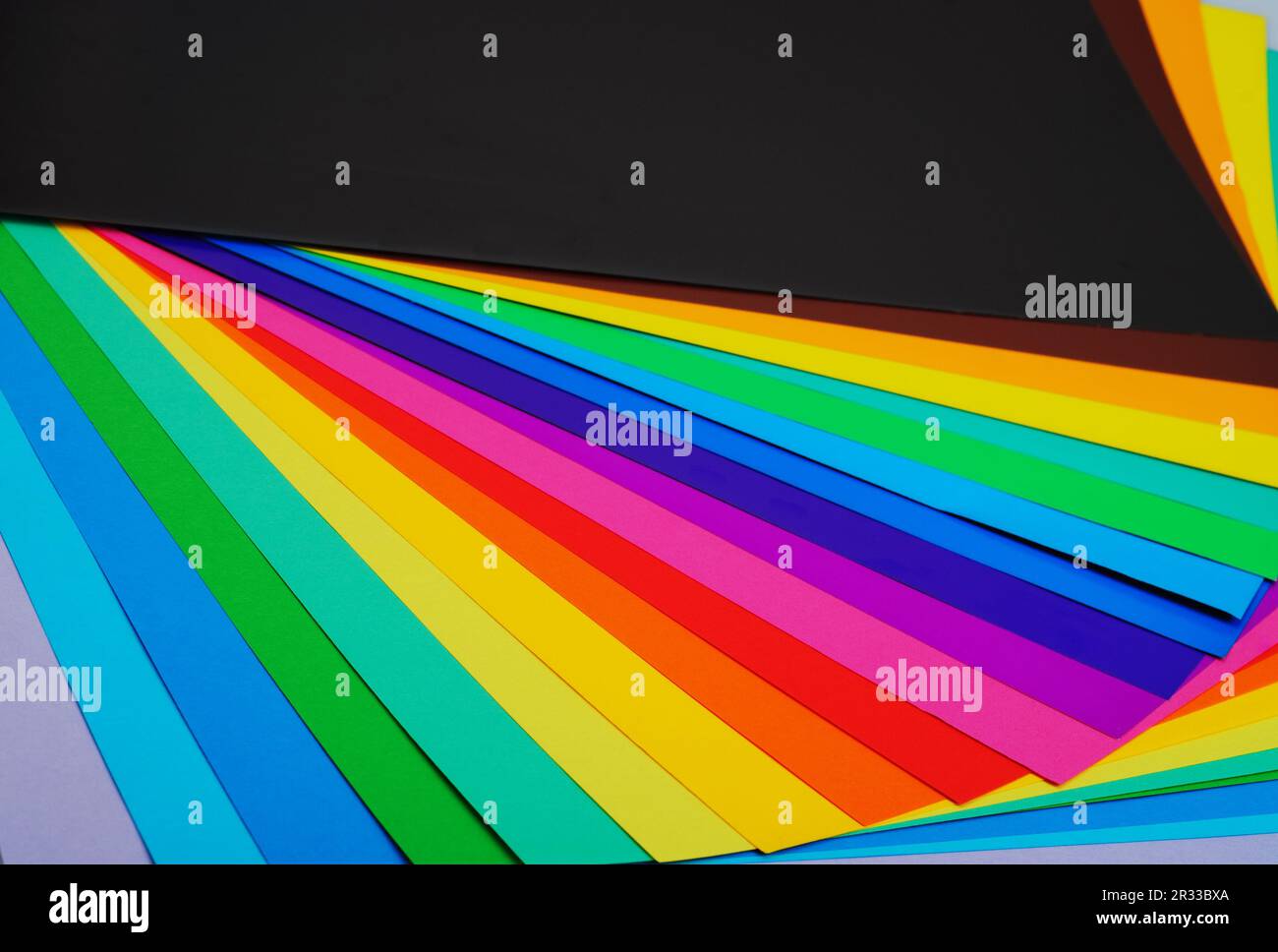 Various color paper Stock Photo - Alamy