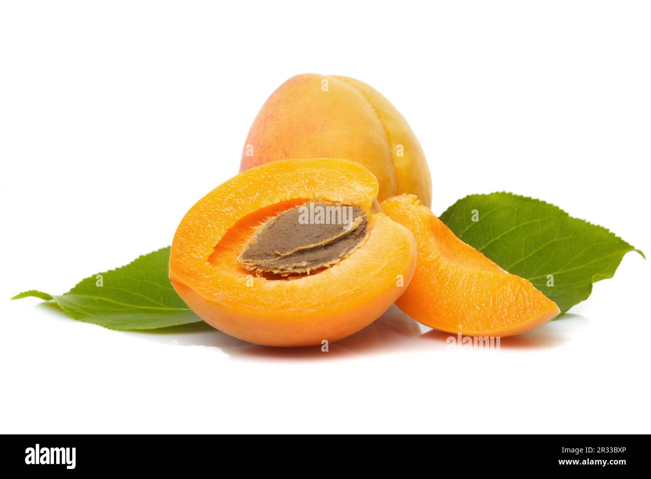 Three raw apricots hi-res stock photography and images - Alamy