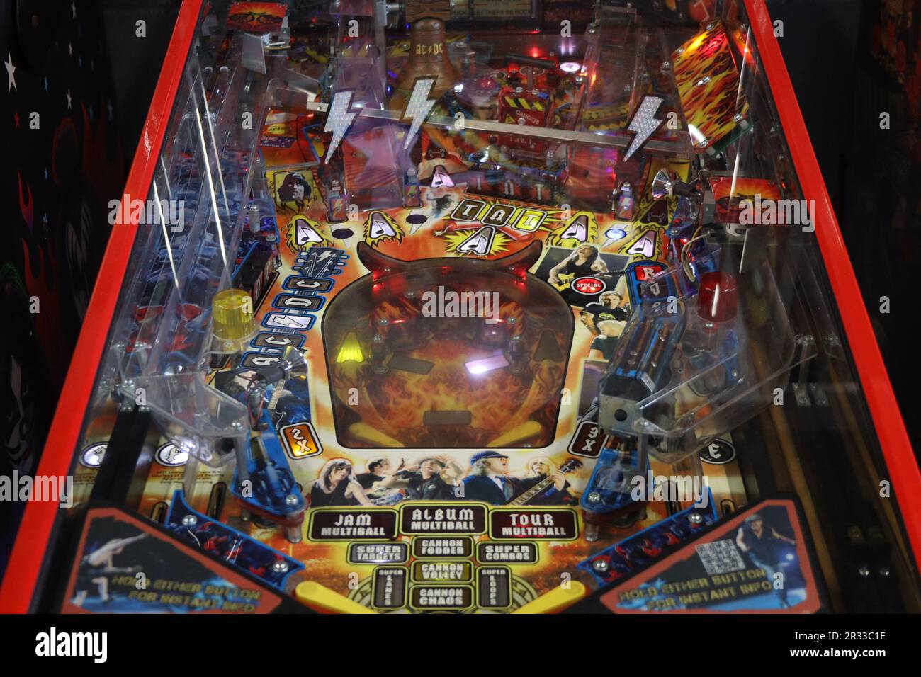 Pinball machines from the 1980s Stock Photo - Alamy