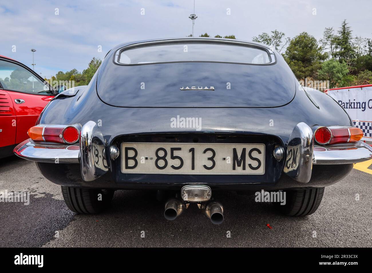 1969 Jaguar E-Type 3.8 with Spanish number plate Stock Photo - Alamy