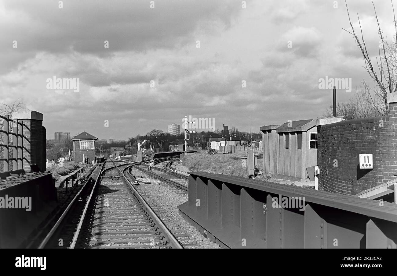 Selsdon Junction looking North Stock Photo - Alamy
