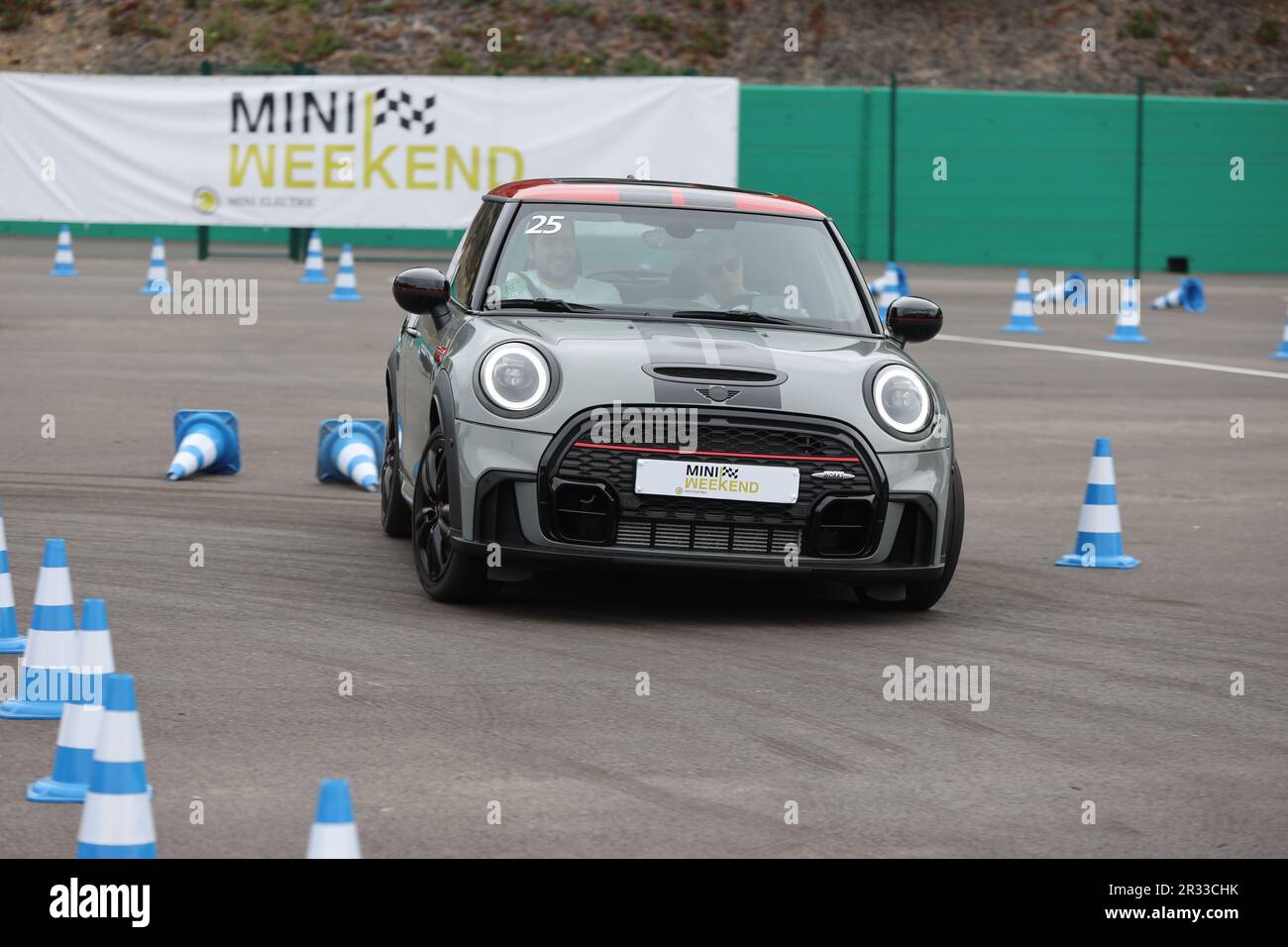 Mini Cooper test driving experience with members of public driving at ...