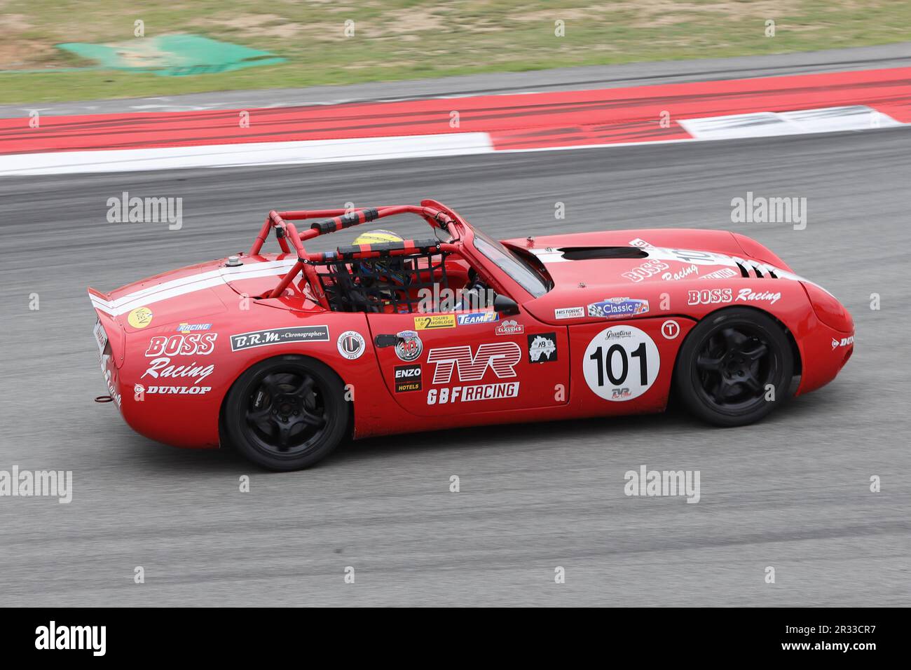 TVR competing in Historic racing class at Espiritu de Montjuic at ...