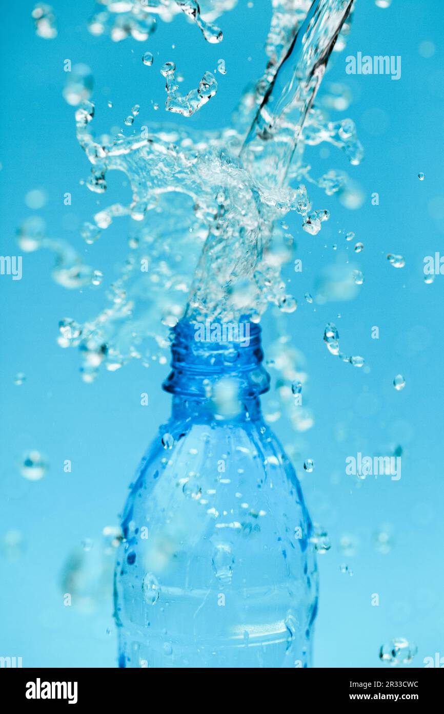 Natural mineral blue water hi-res stock photography and images - Alamy