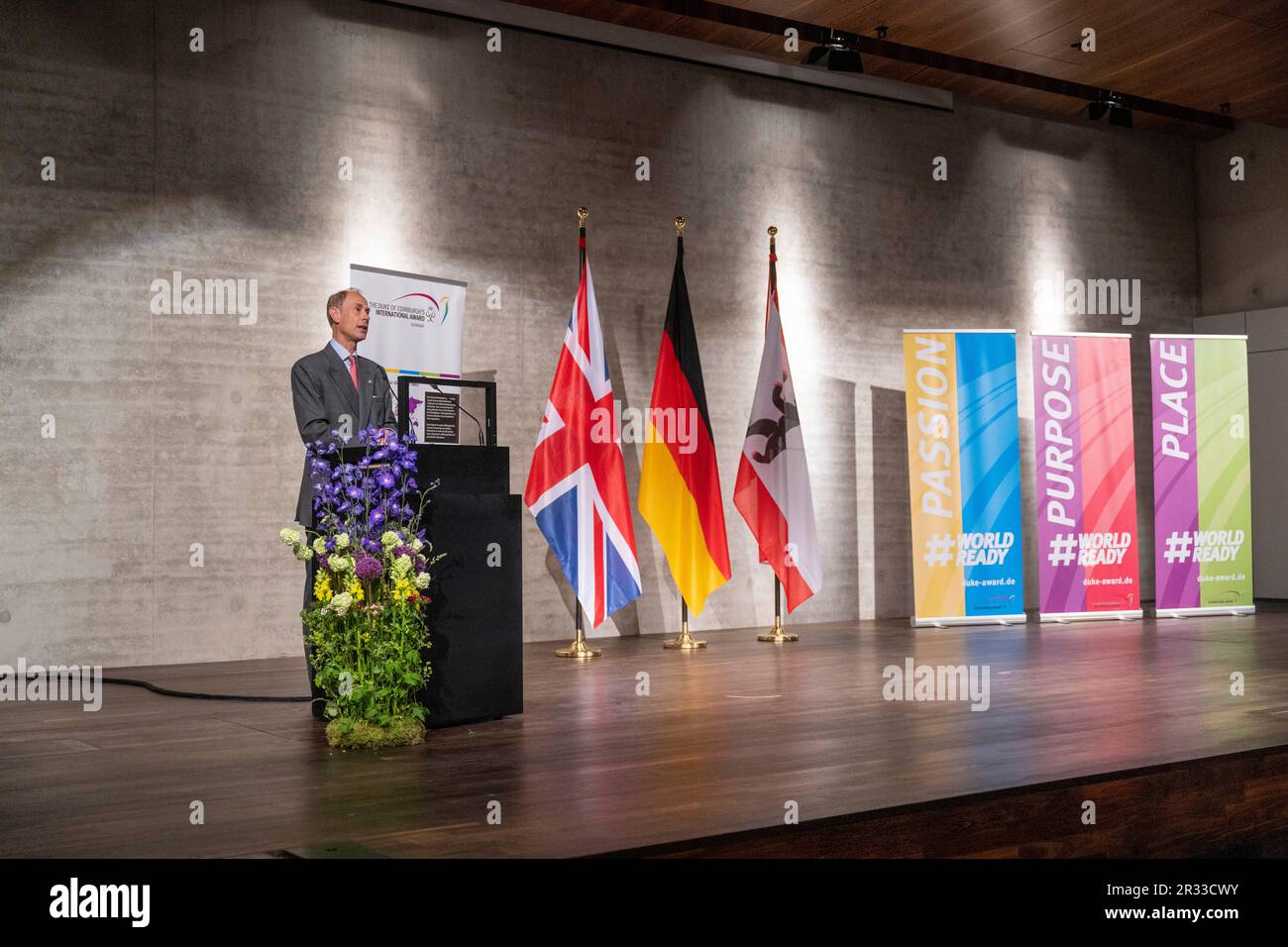 Berlin, Germany. 22nd May, 2023. Prince Edward, Duke of Edinburgh ...