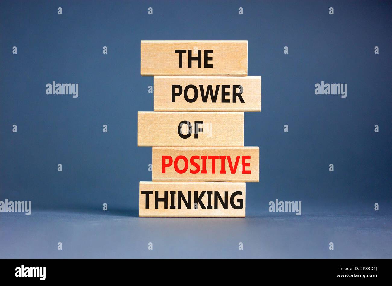 Positive thinking symbol. Concept words The power of positive thinking ...