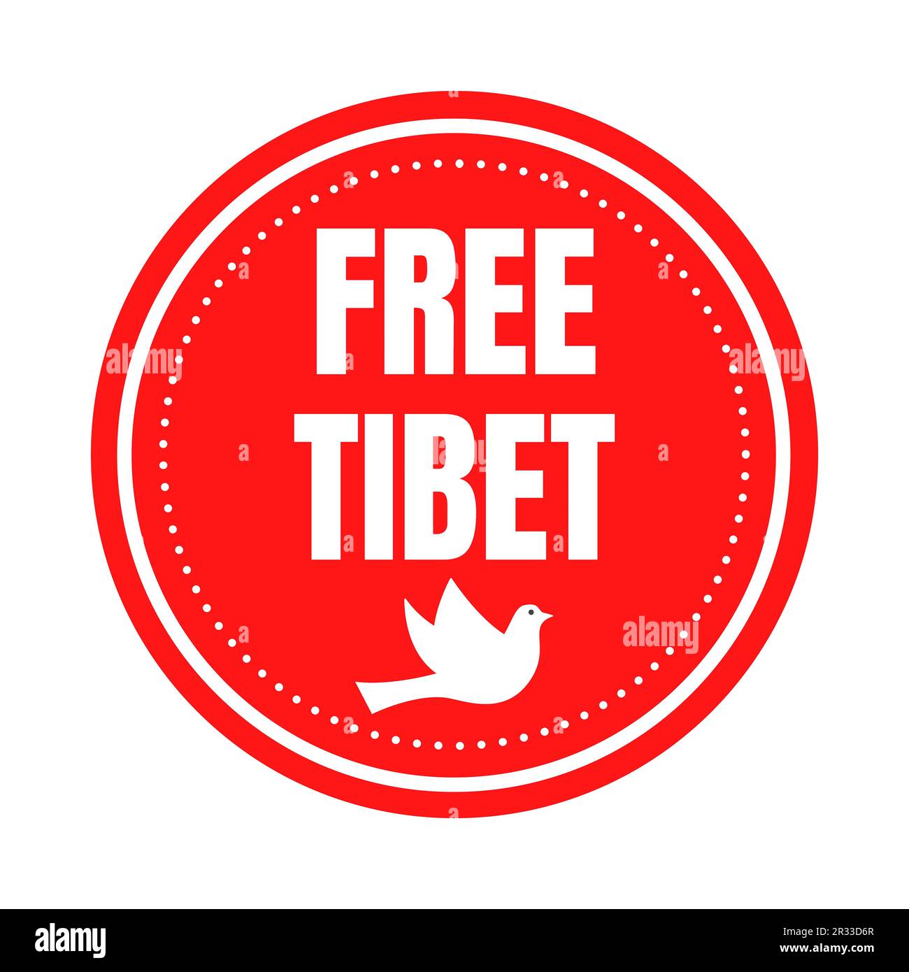 Free Tibet symbol icon Stock Photo - Alamy