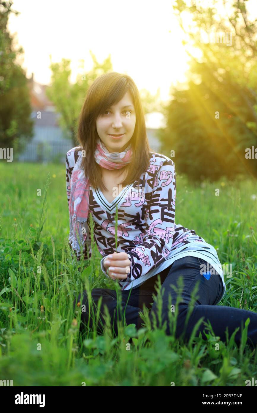 Females lie hi-res stock photography and images - Alamy