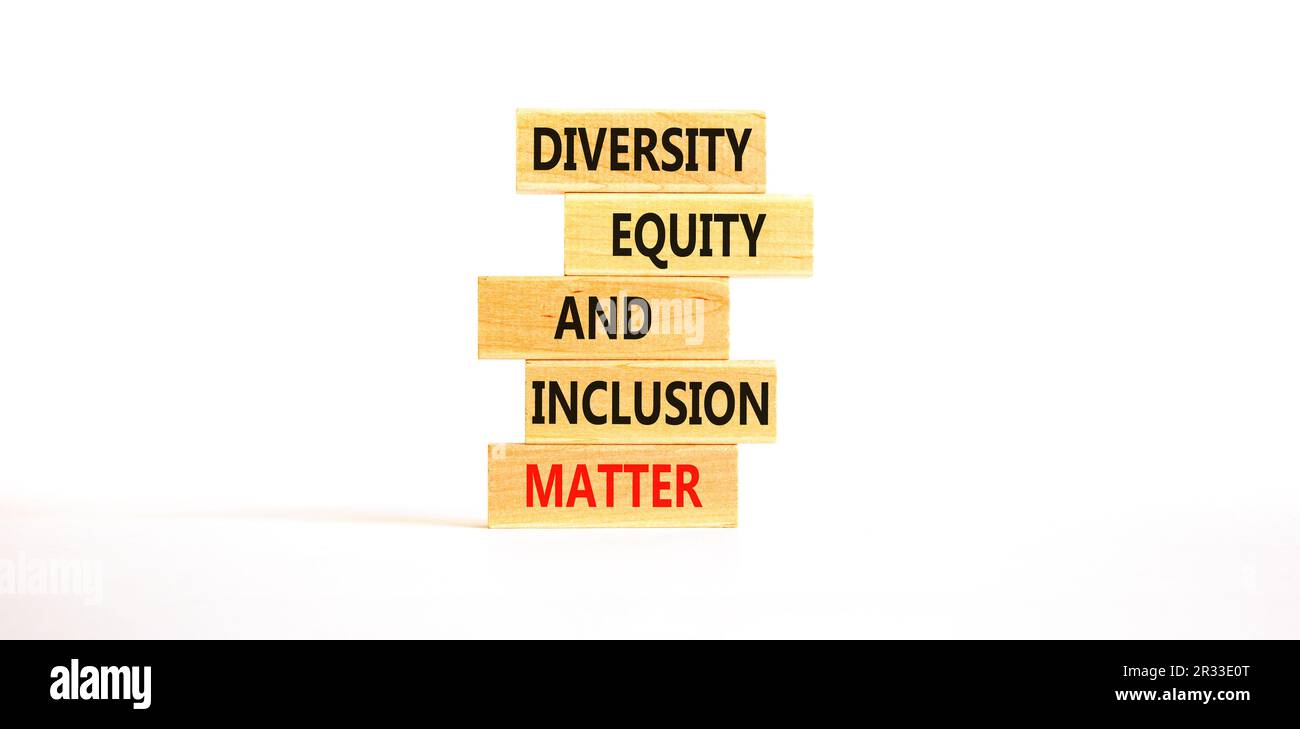 DEI Diversity equity inclusion matter symbol. Concept words DEI ...