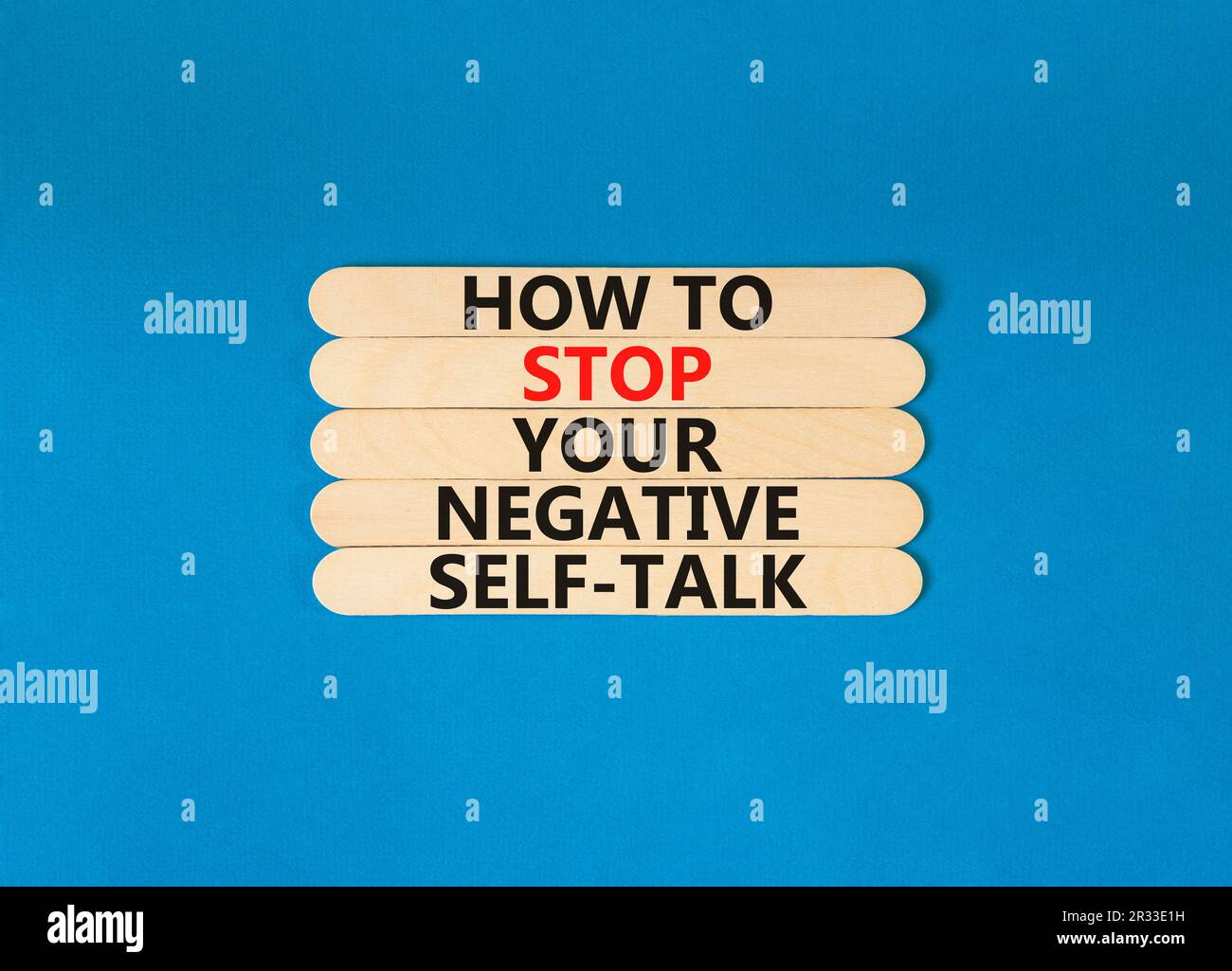Stop negative self-talk symbol. Concept words How to stop your negative ... Stop negative self-talk symbol. Concept words How to stop your negative ...