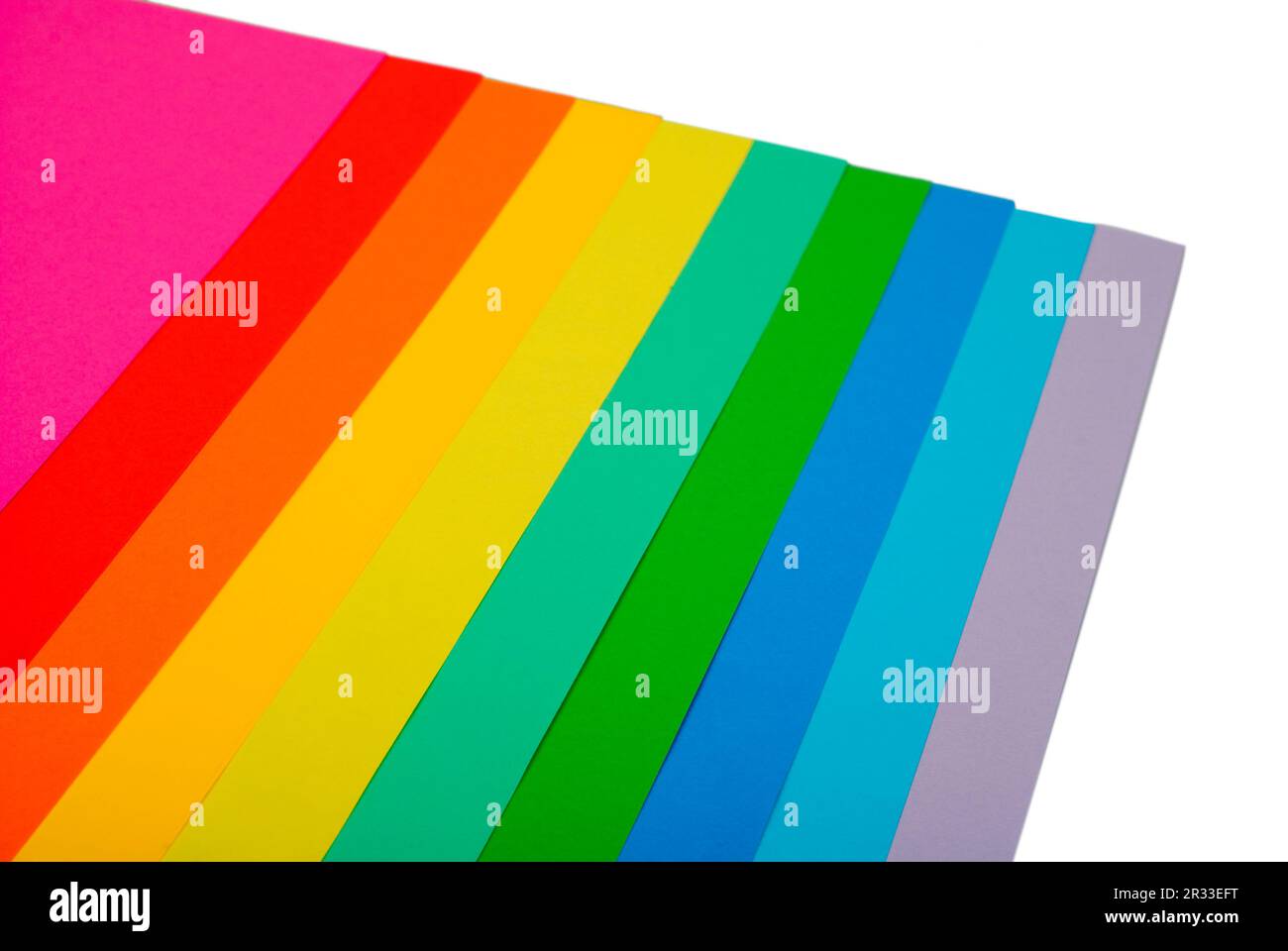 Various color paper Stock Photo - Alamy