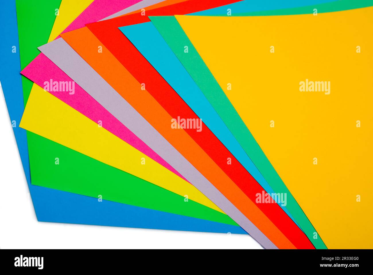 Various color paper Stock Photo - Alamy