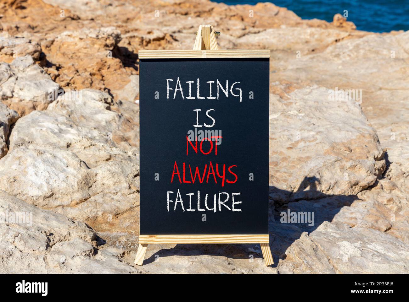Failure or failing symbol. Concept words Failing is not always failure ...