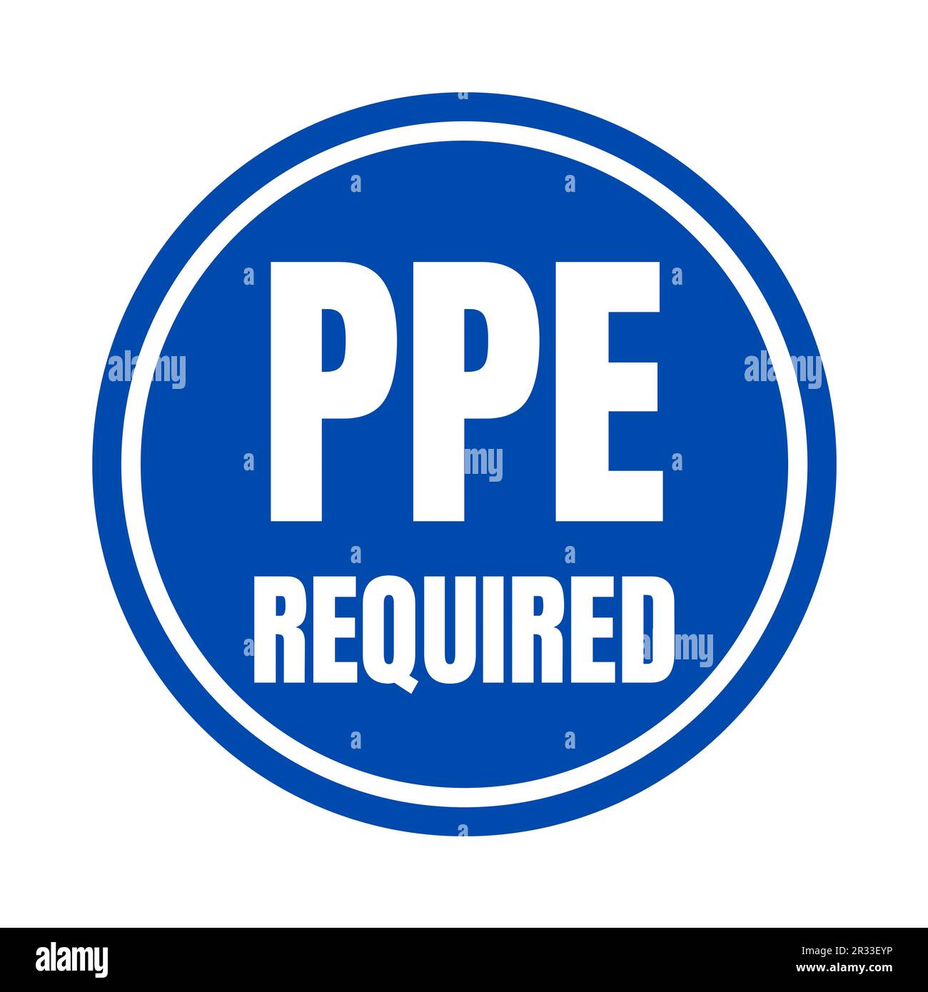PPE required symbol icon Stock Photo - Alamy PPE required symbol icon Stock Photo - Alamy