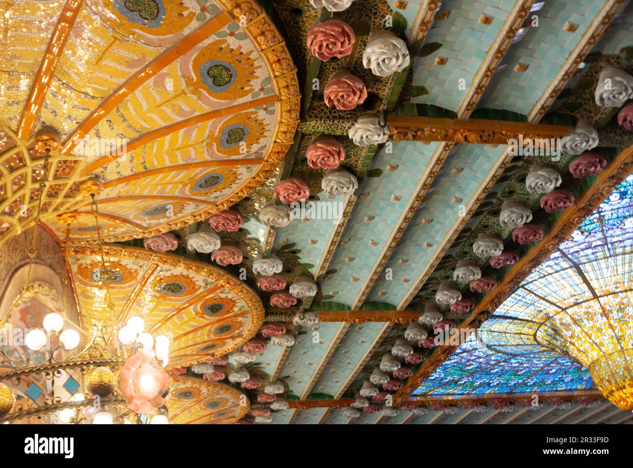 The Catalan Music Palace (concert hall), a UNESCO World Heritage site ...