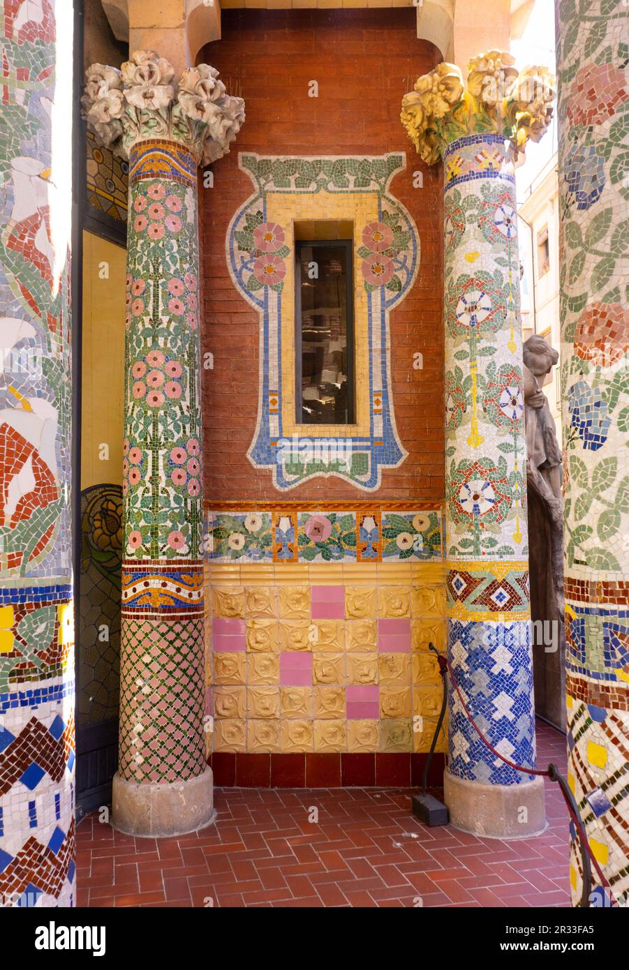 The Catalan Music Palace (concert hall), a UNESCO World Heritage site ...