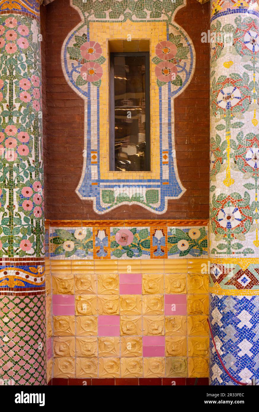 The Catalan Music Palace (concert hall), a UNESCO World Heritage site ...