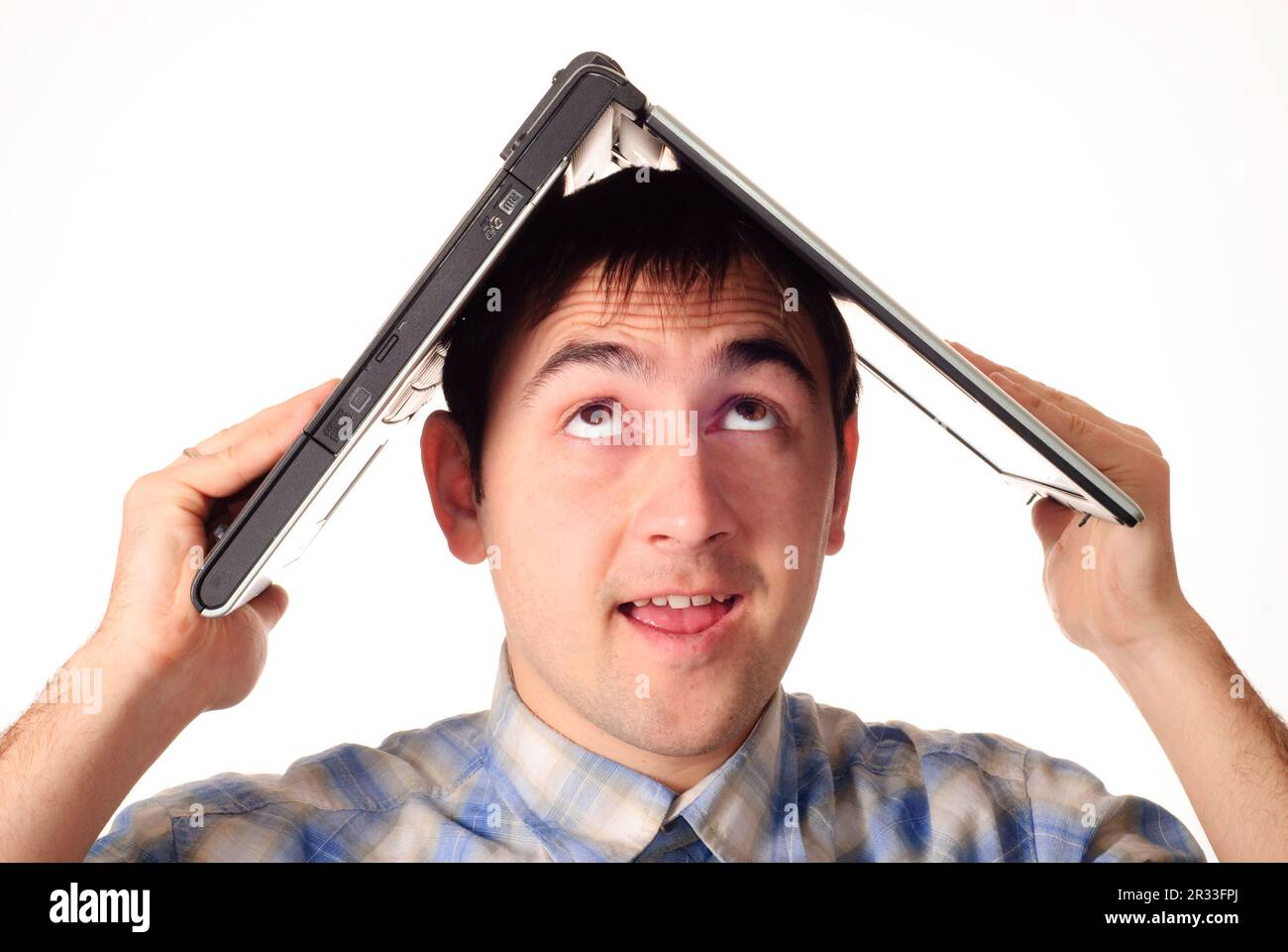 Laptop funny hi-res stock photography and images - Alamy