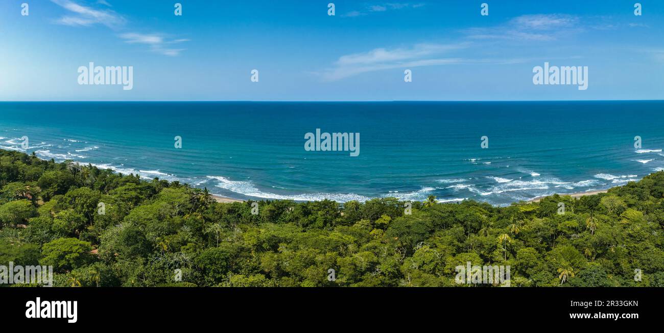 Aerial view of Tortuguero Village, Costa Rica Stock Photo - Alamy