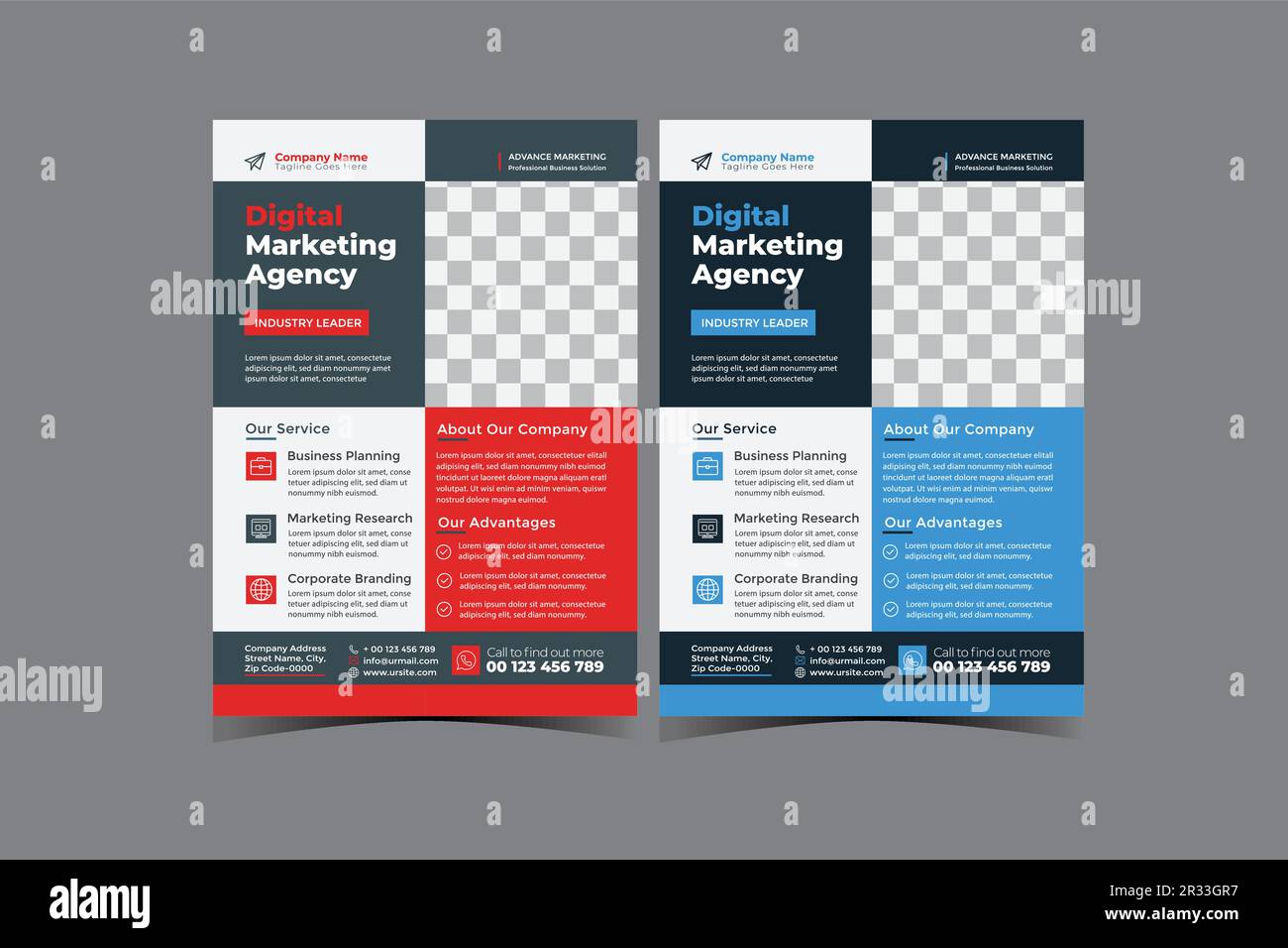 Professional business flyer template hi-res stock photography and ...