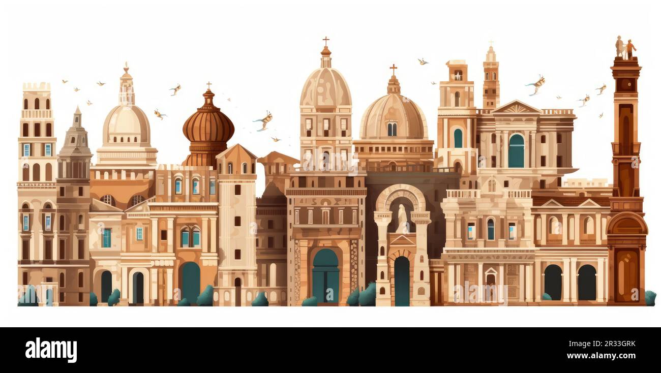 Colosseum background Cut Out Stock Images & Pictures - Alamy