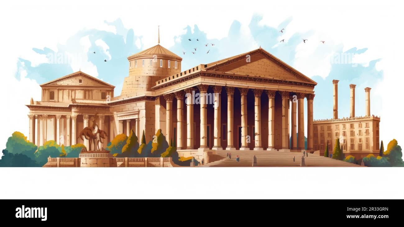 Colosseum background Cut Out Stock Images & Pictures - Alamy