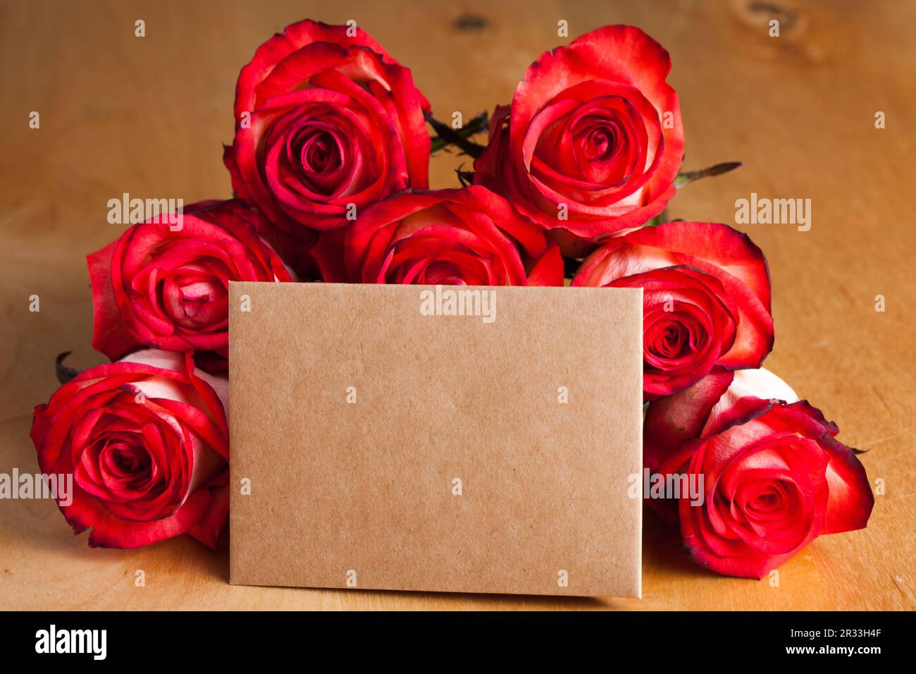 Bouquet roses blank greeting hi-res stock photography and images - Alamy