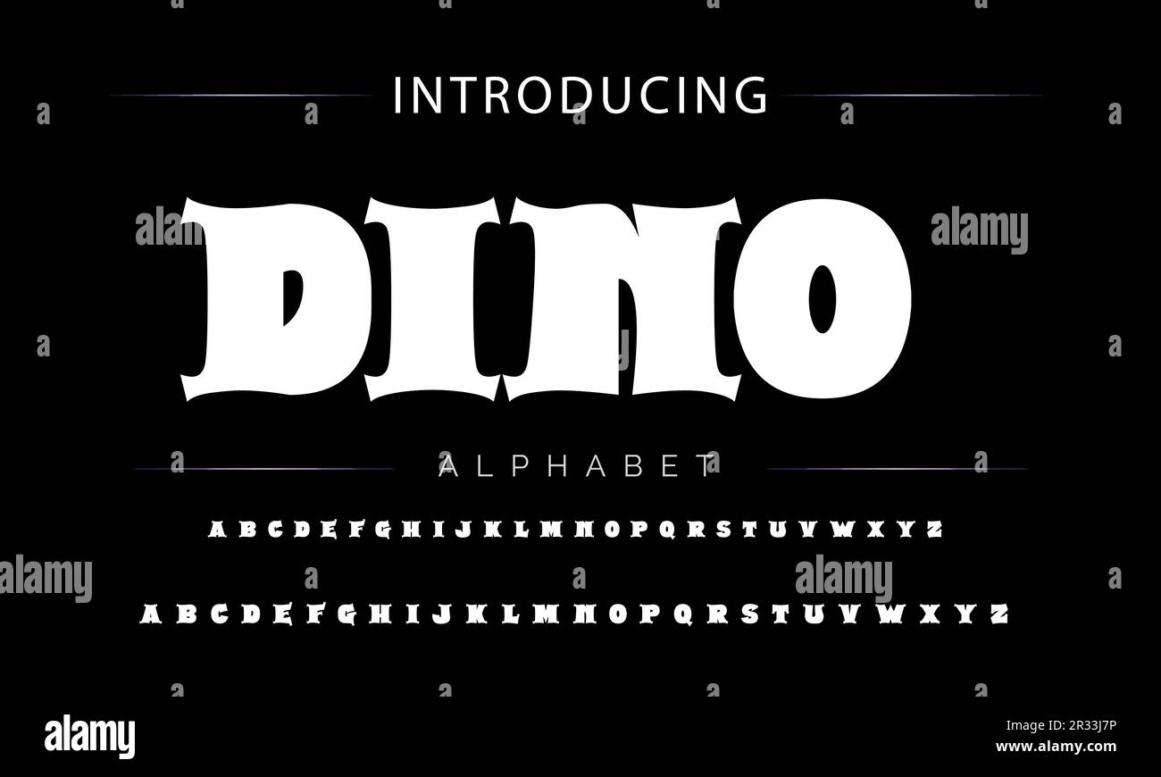 Funky colorful cartoon font type. Vector alphabet Stock Vector Image ...