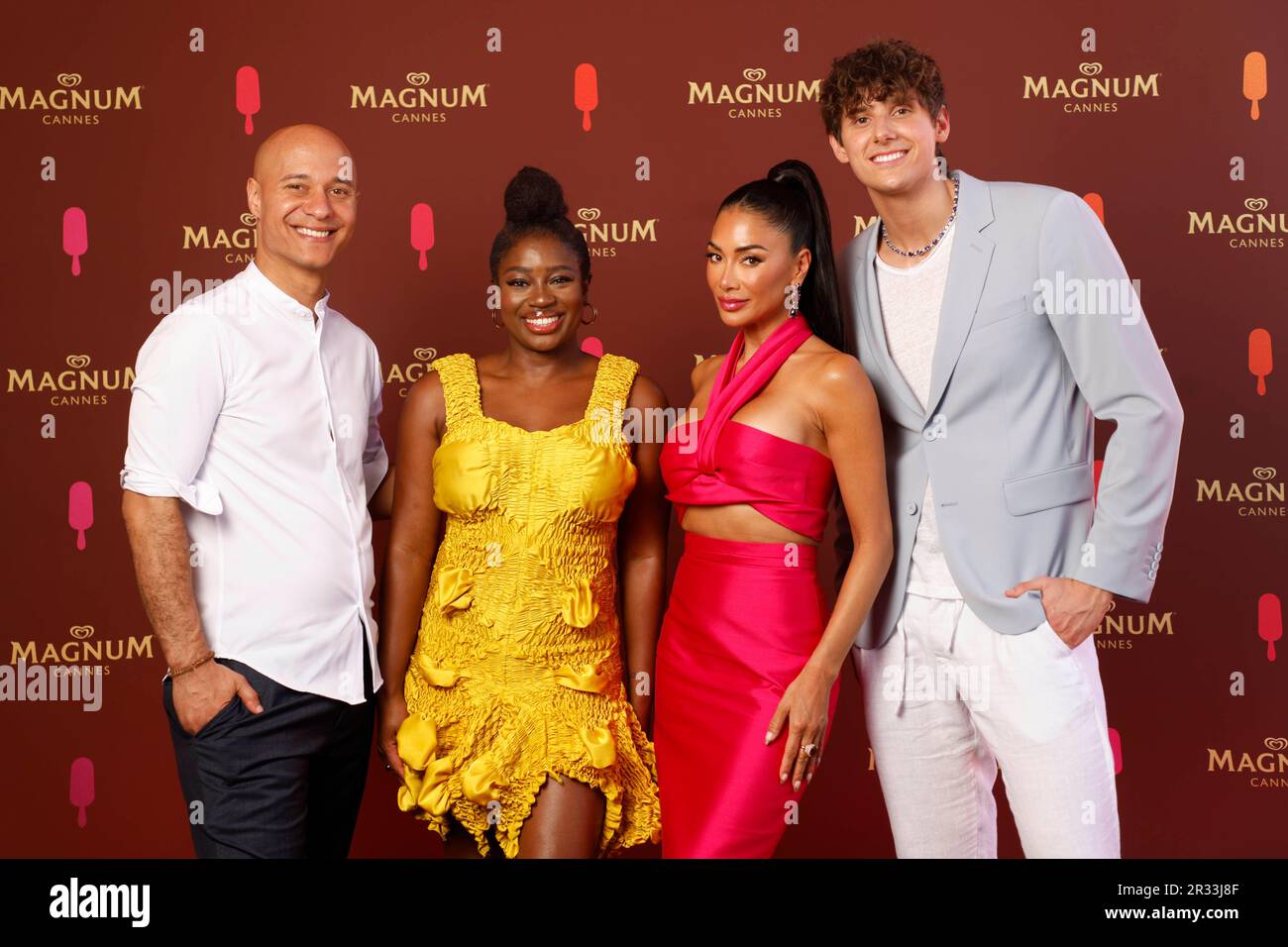EDITORIAL USE ONLY (Left to right) Dr Robert Alexander, Clara Amfo ...