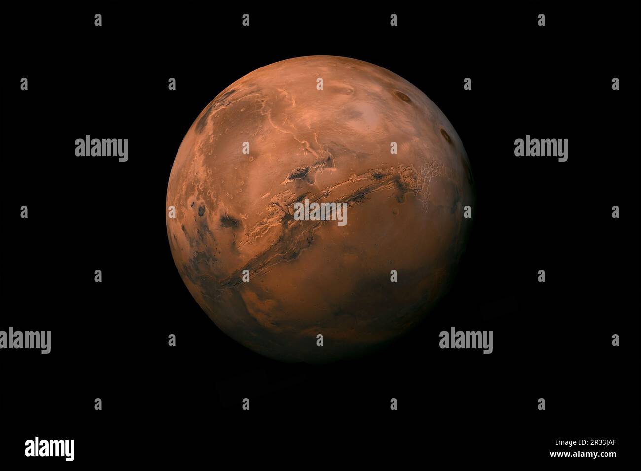 The planet Mars Stock Photo - Alamy