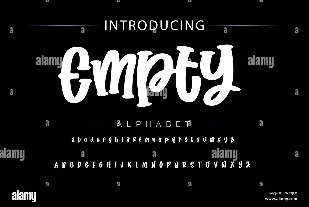 Funky colorful cartoon font type. Vector alphabet Stock Vector Image ...