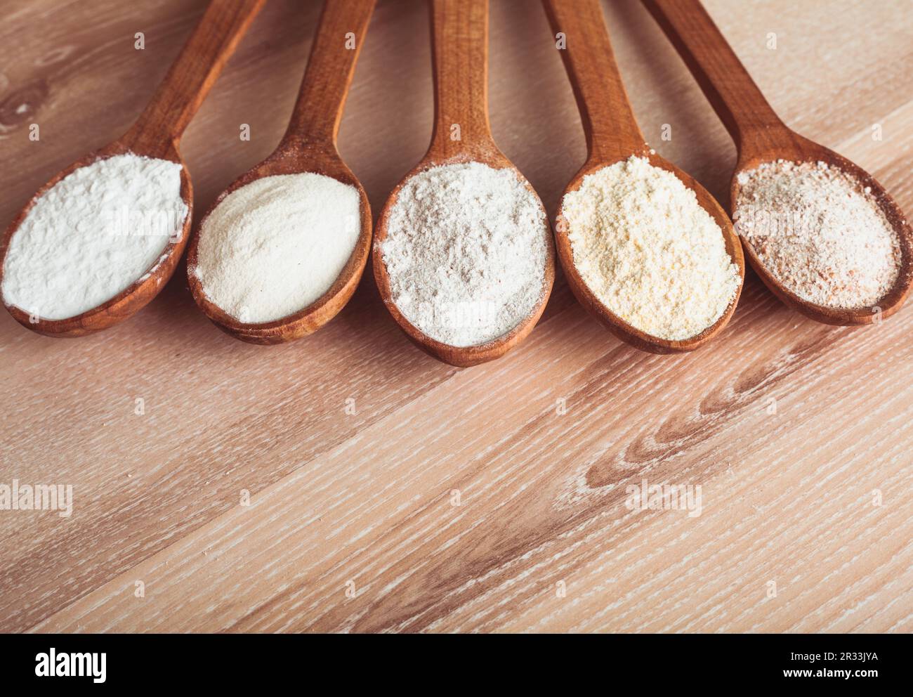 Types of flour Stock Photo - Alamy