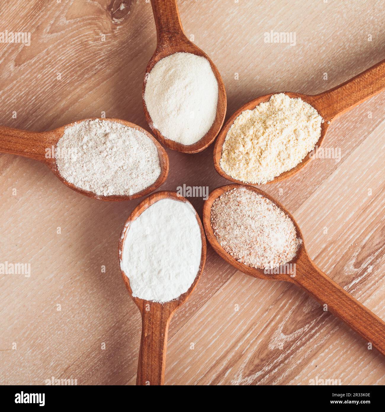 Types of flour Stock Photo - Alamy