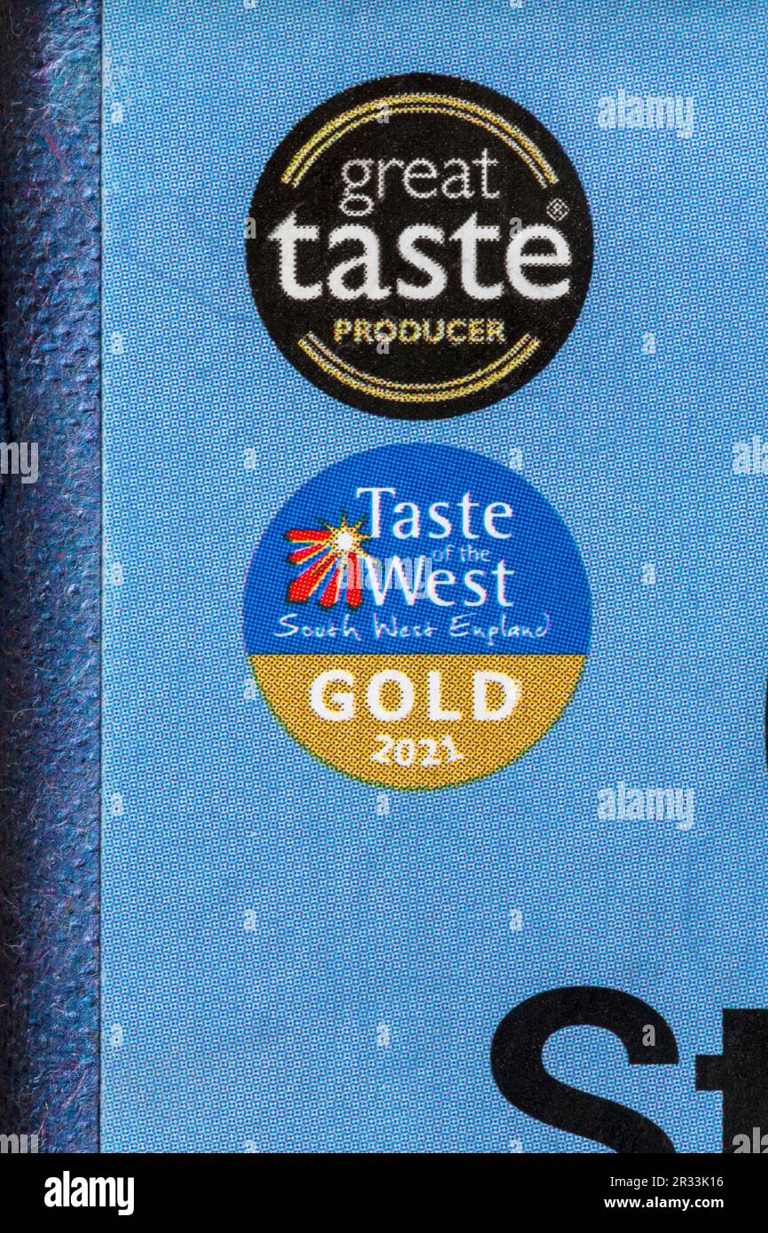 Taste of the west south west england gold 2021 logo hi-res stock ...