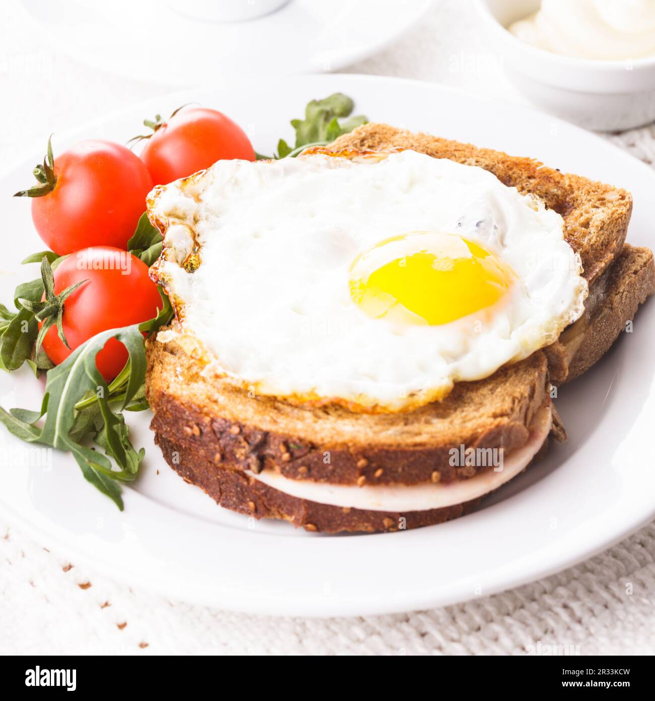 Croque food french coffee hi-res stock photography and images - Alamy