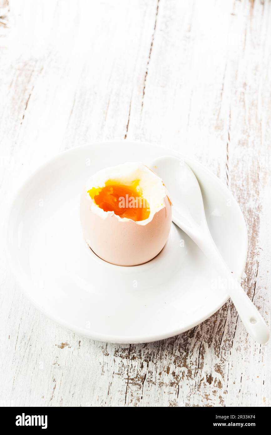 Close up of boiled egg hi-res stock photography and images - Alamy