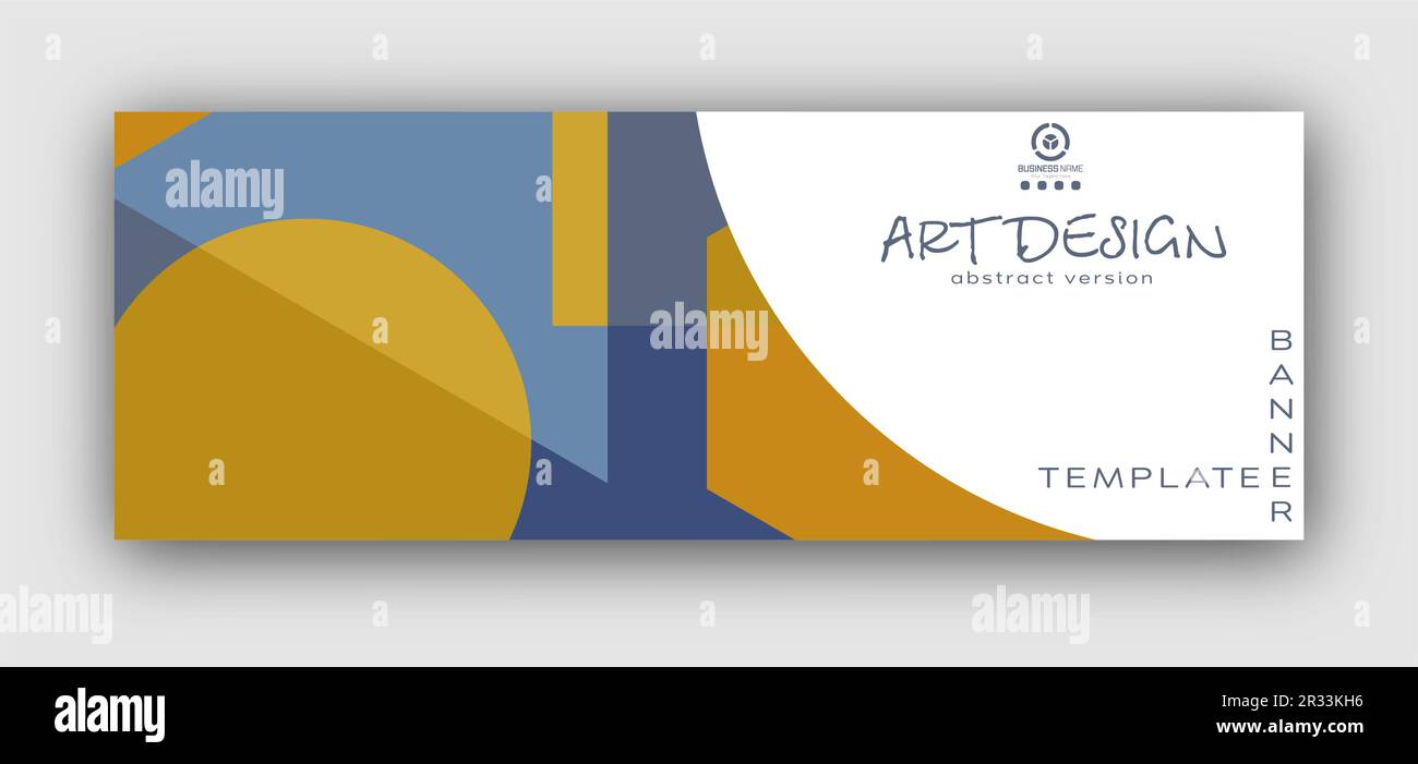 Abstract composition of geometric shapes. Layout and ideas for title ...