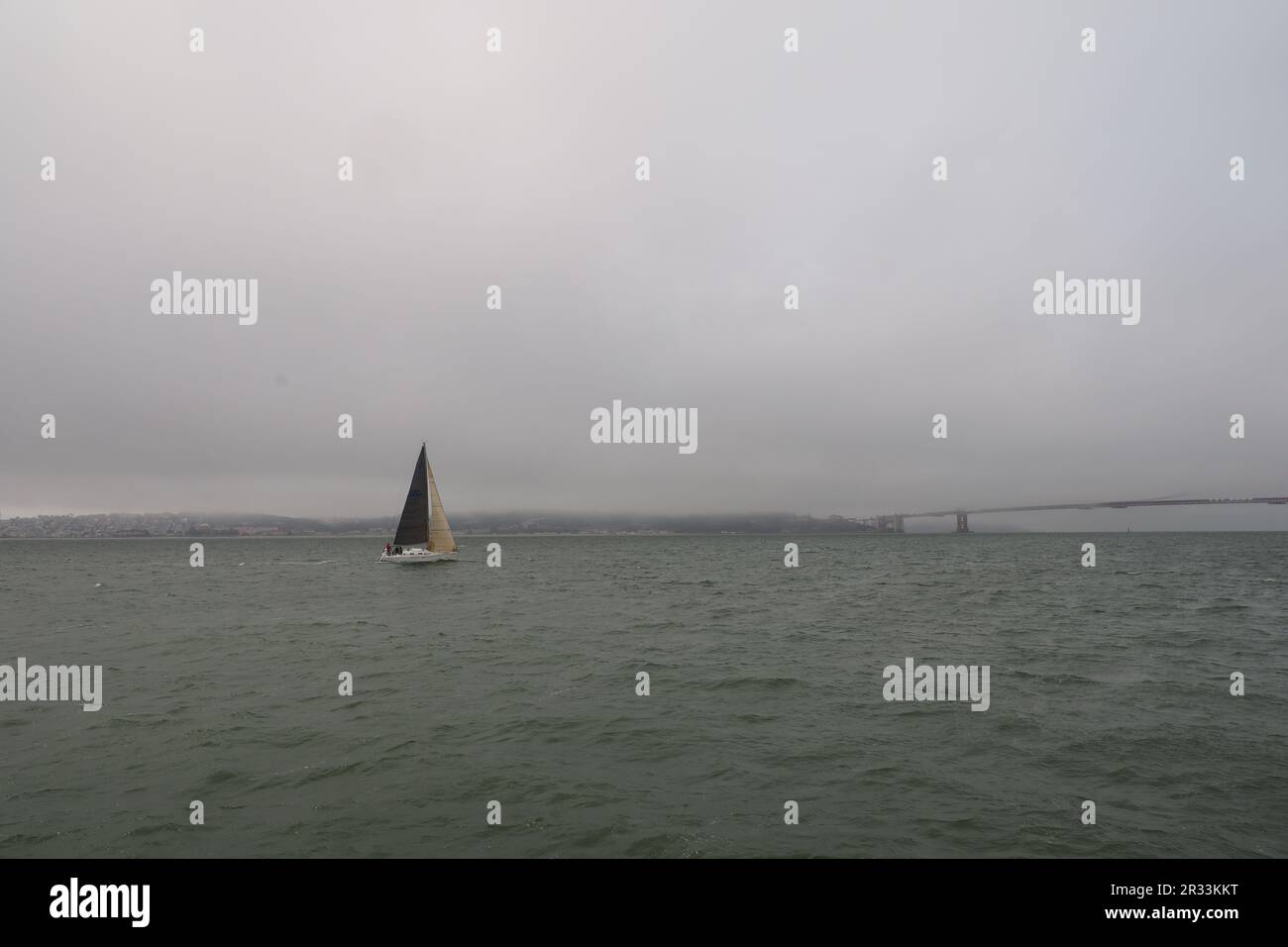 Sailing on San Francisco bay Stock Photo - Alamy