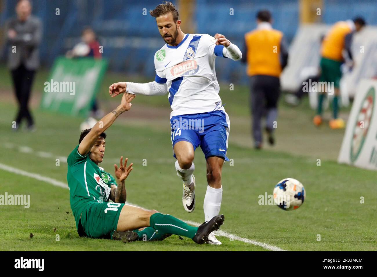 MTK Budapest vs. Gyori ETO Hungarian Cup football match Stock Photo - Alamy