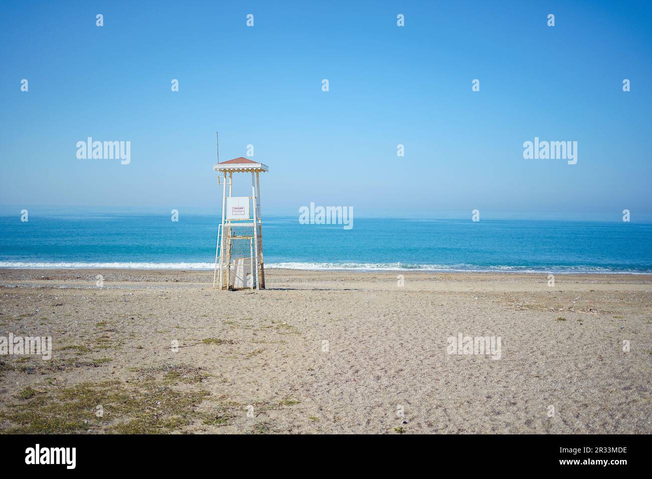 Lonely watchtower on beach hi-res stock photography and images - Alamy