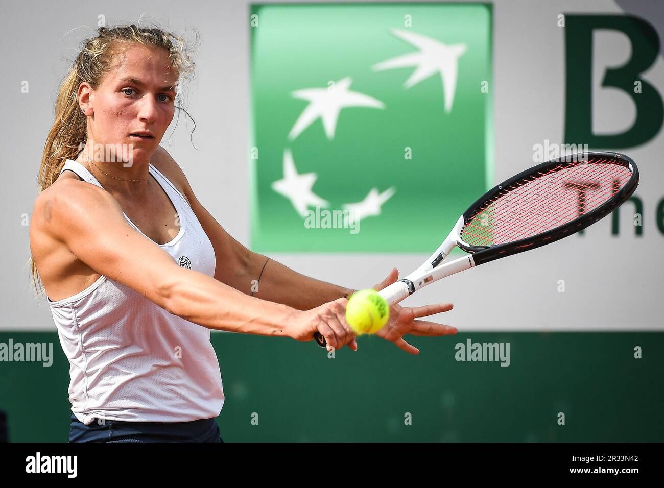 Margaux ROUVROY of France during the first qualifying day of Roland ...