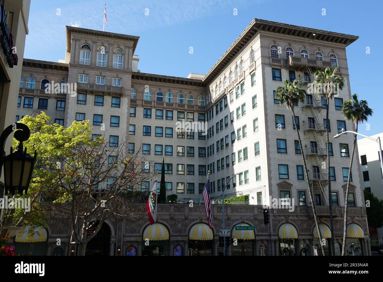 Beverly Wilshire Hotel, A Four Seasons Hotel, built in 1922 on Wilshire ...