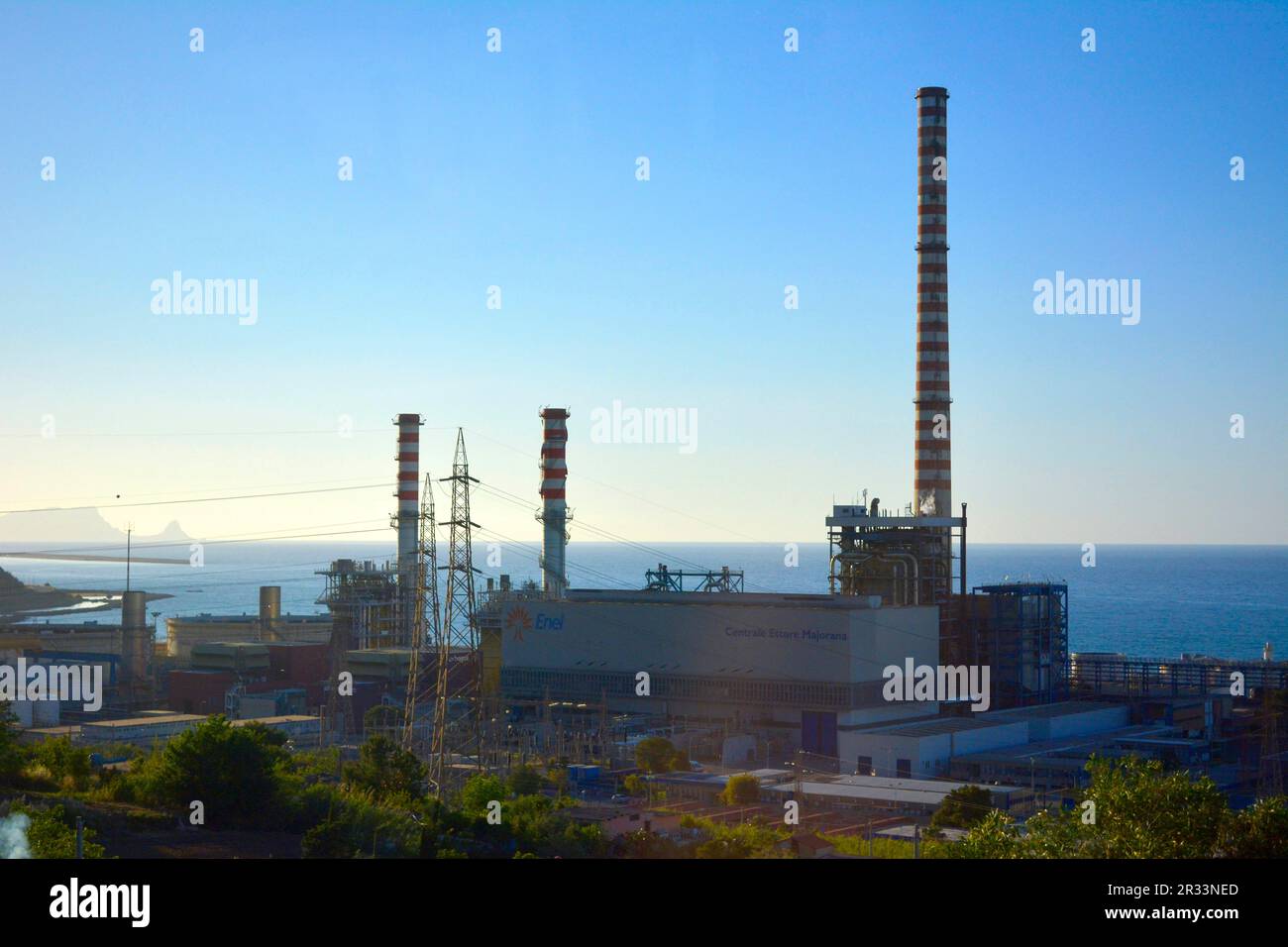 Enel power plant Stock Photo - Alamy
