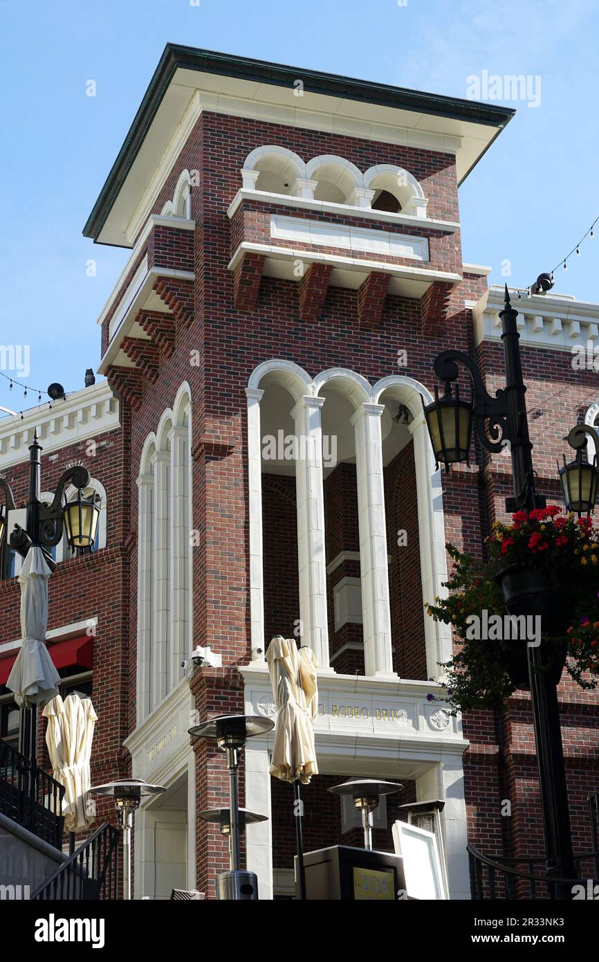 The Golden Triangle, Two Rodeo Drive, Beverly Hills, Los Angeles County ...