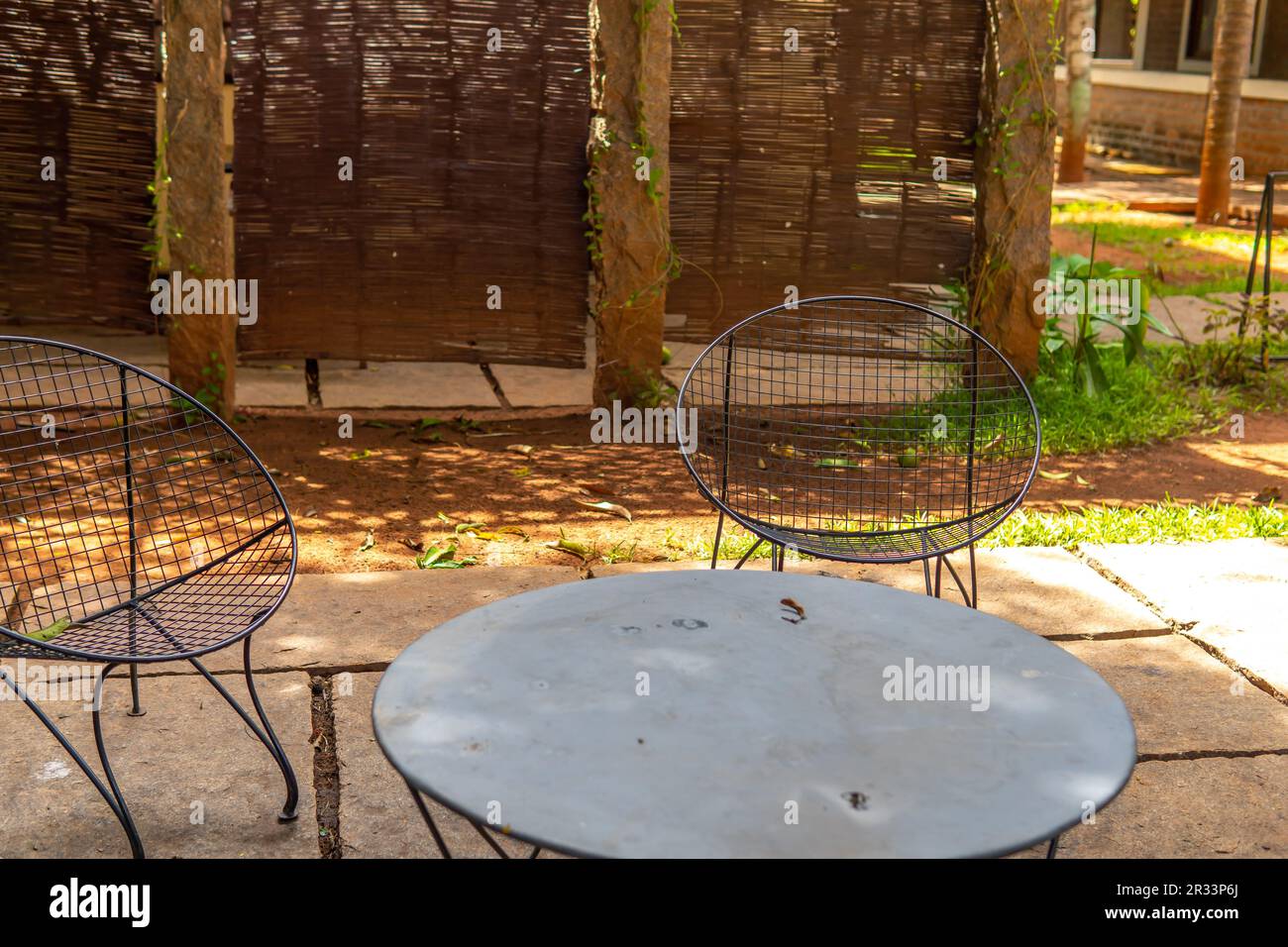 The corridor's two chairs and table provide a pleasant and welcoming ...