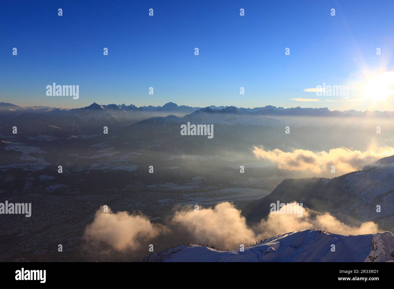View of the karwendel valley hi-res stock photography and images - Alamy