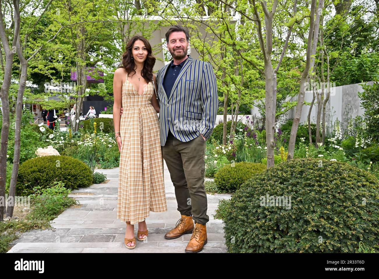 Nick knowles and partner katie dadzie hi-res stock photography and ...