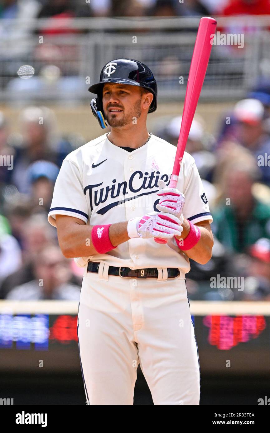 MINNEAPOLIS, MN - MAY 14: Minnesota Twins Outfield Trevor Larnach (9 ...