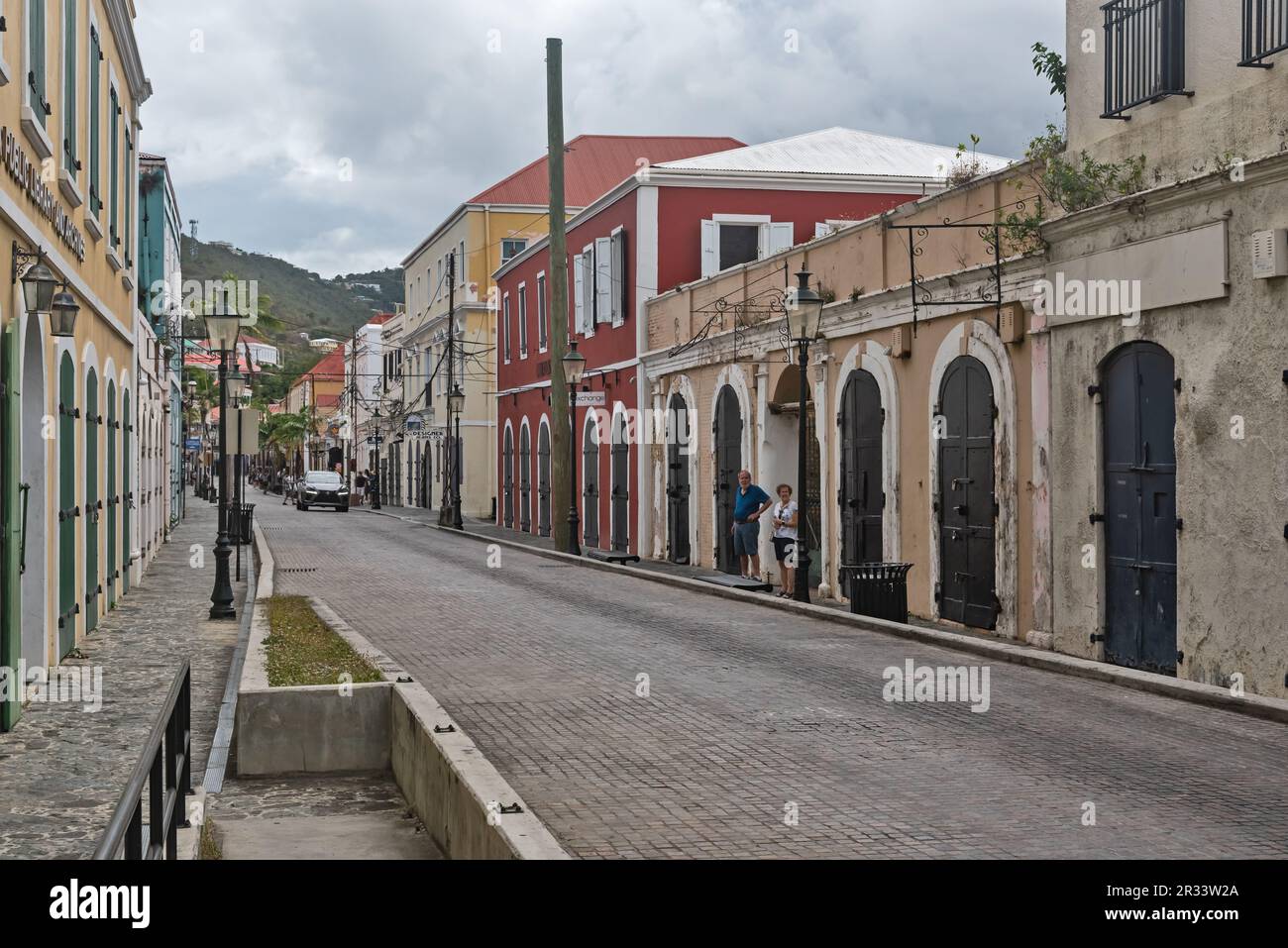 St thomas main street hi-res stock photography and images - Alamy