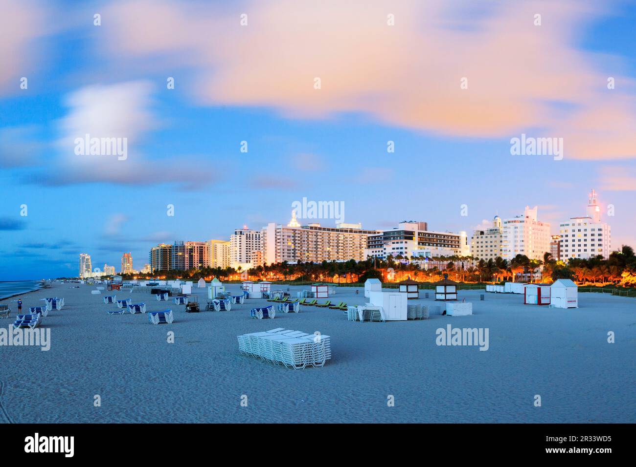 Miami beach morning hi-res stock photography and images - Alamy